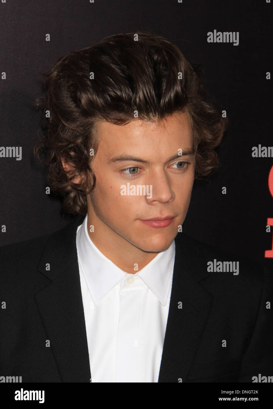 Singer Harry Styles of the UK group 'One Direction' Stock Photo - Alamy
