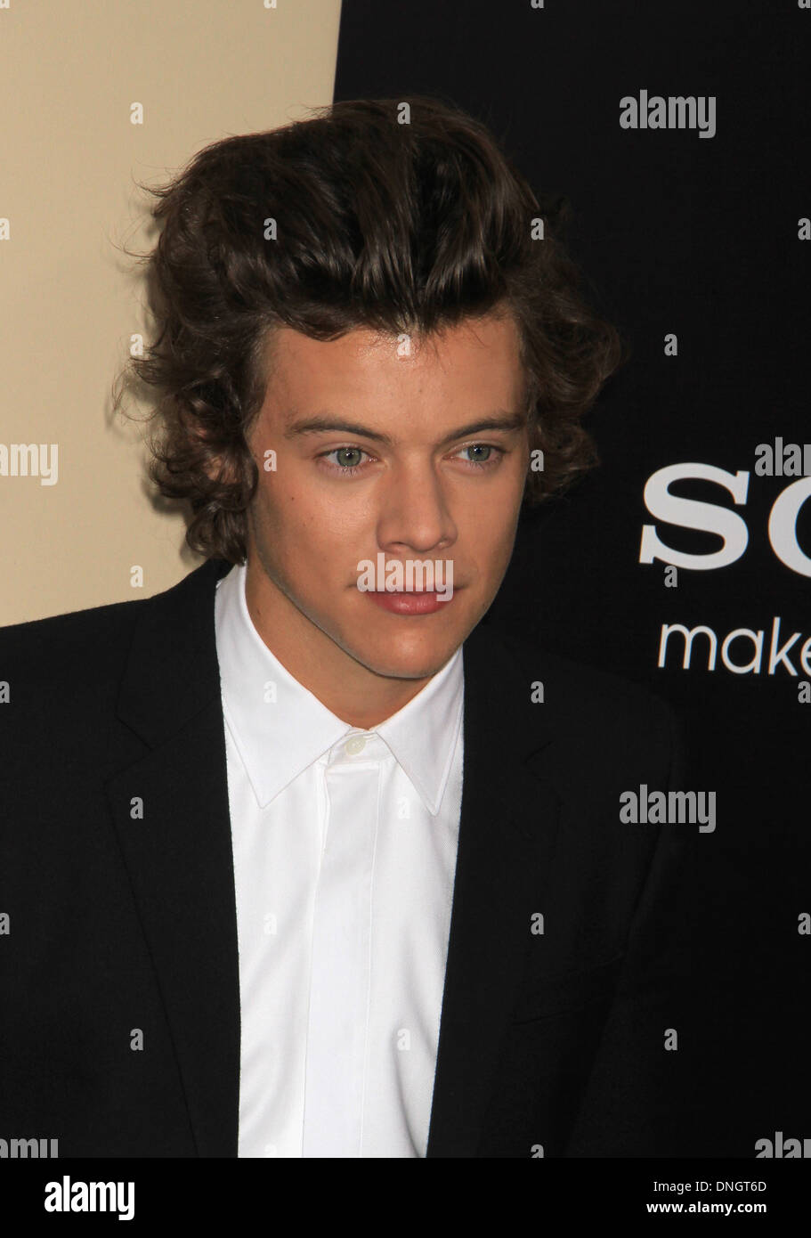 Singer Harry Styles of the UK group 'One Direction' Stock Photo - Alamy