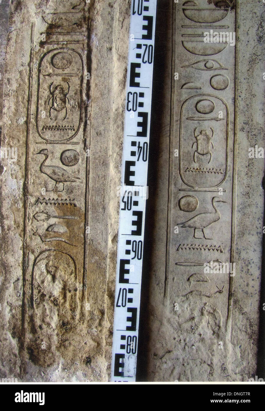Remains of a large New Kingdom temple discovered in the area of Tell ...