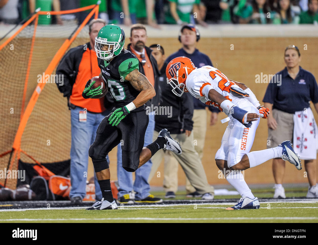 Nov. 09th, 2013:.North Texas Mean Green running back Rex Rollins (20 ...