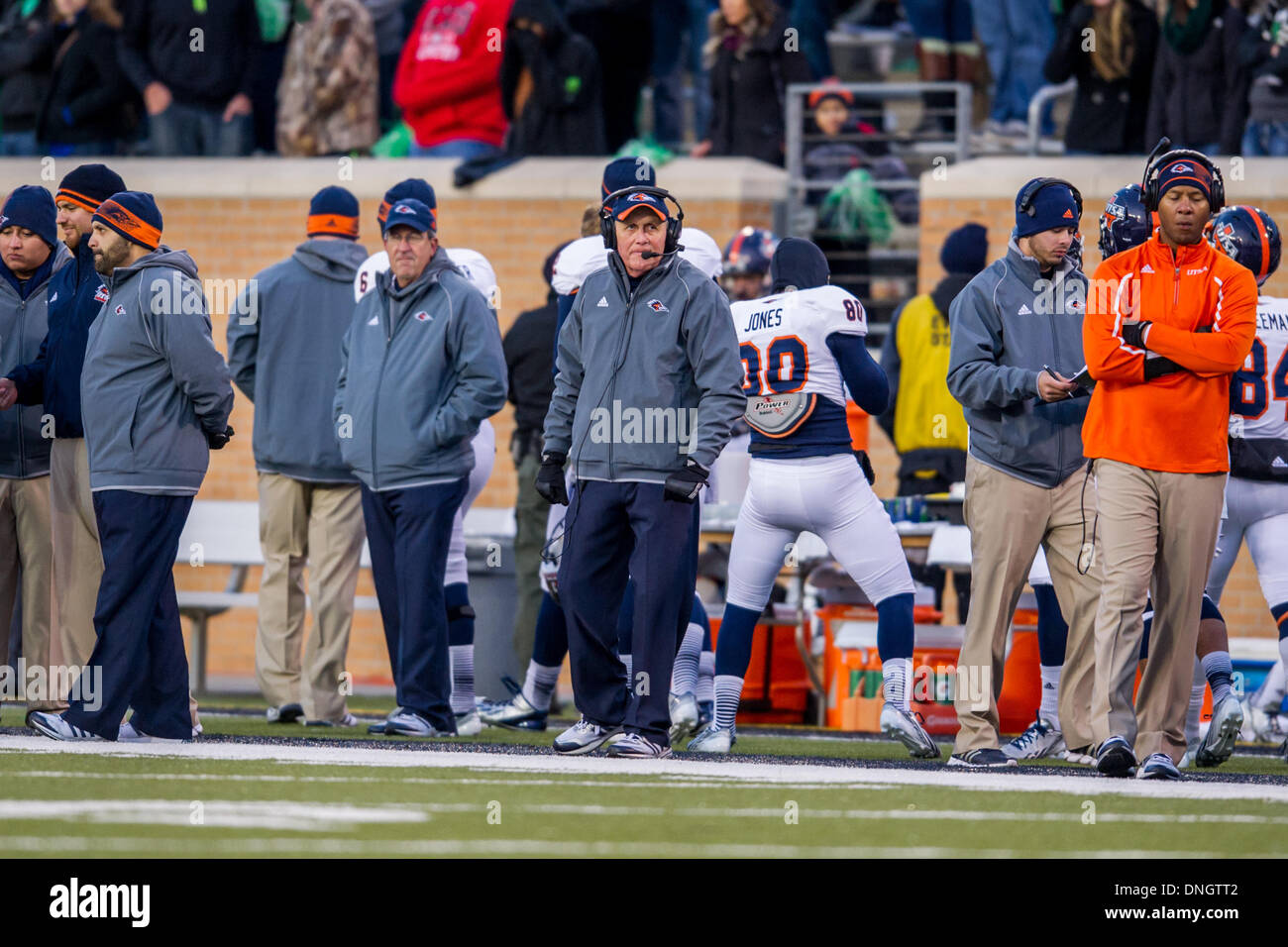 Nov. 23rd, 2013:.UTSA Roadrunners head coach Larry Coker on the ...