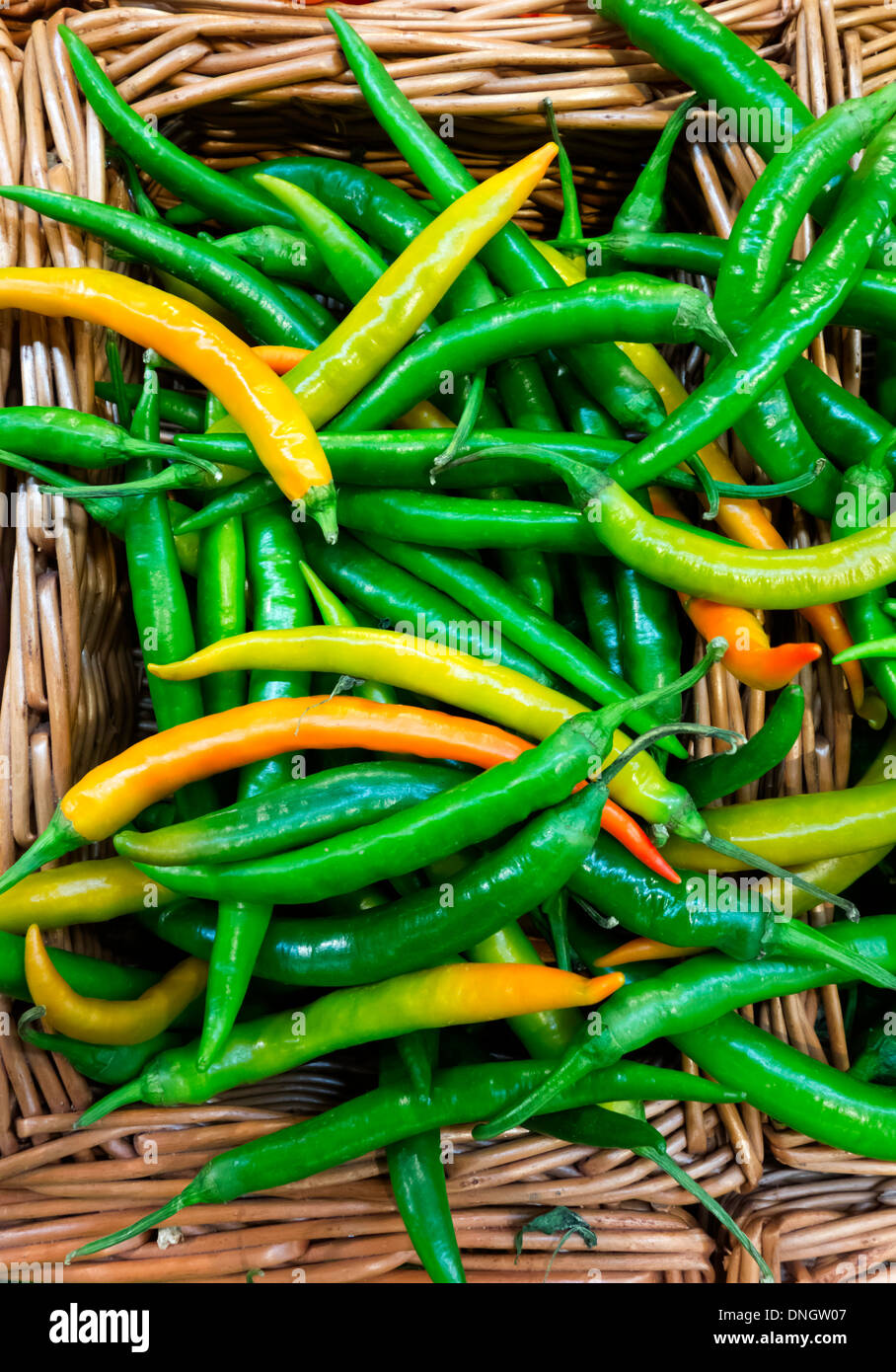 Colourful display of chillis hi-res stock photography and images - Alamy