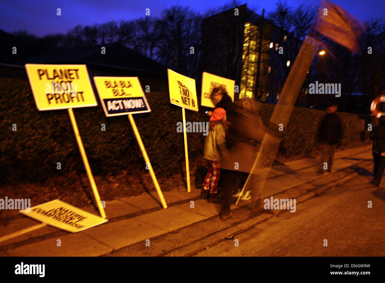 Demonstration against the environmental and ecological summit of ...