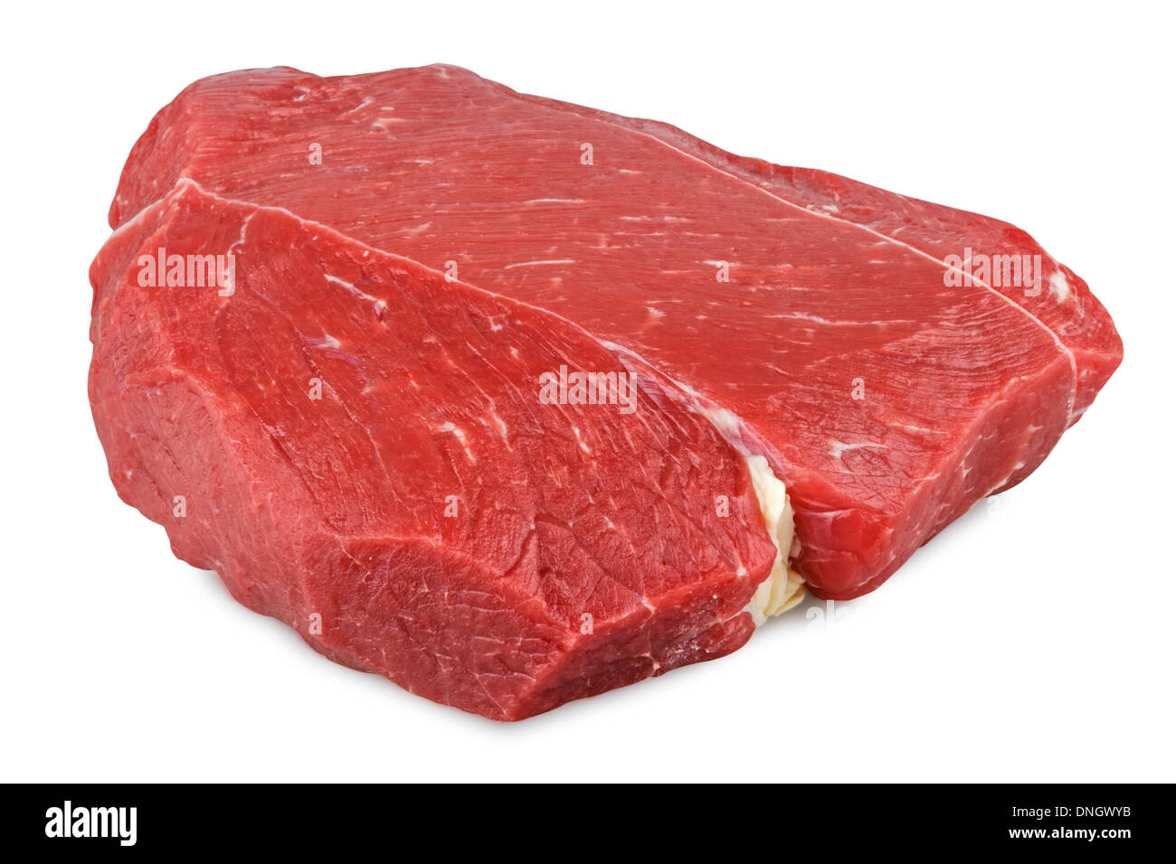 a beef cut isolated on white Stock Photo - Alamy