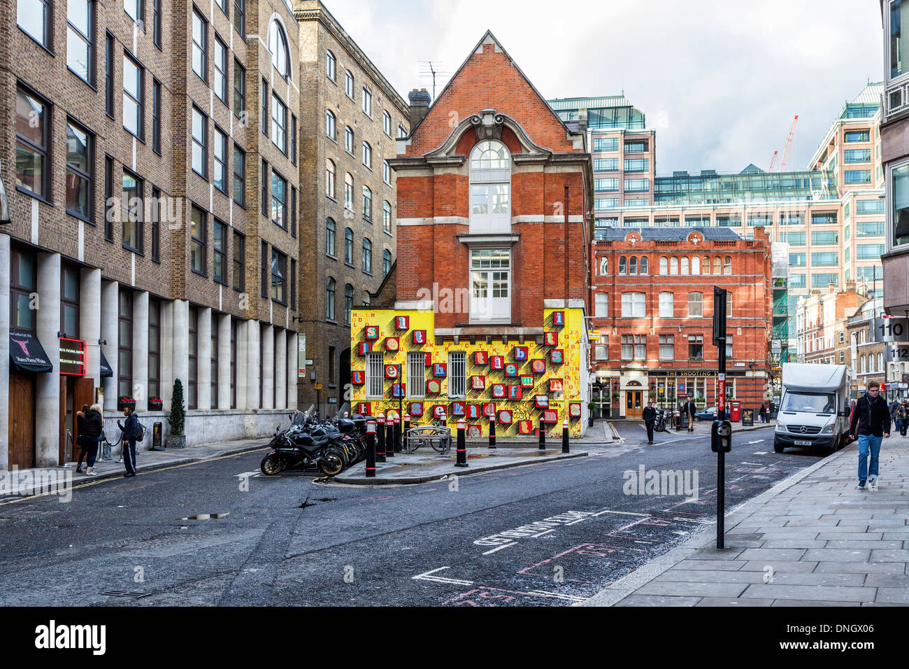 'Alphabet House', Street art by artist, Ben Eine - colourful alphabet ...