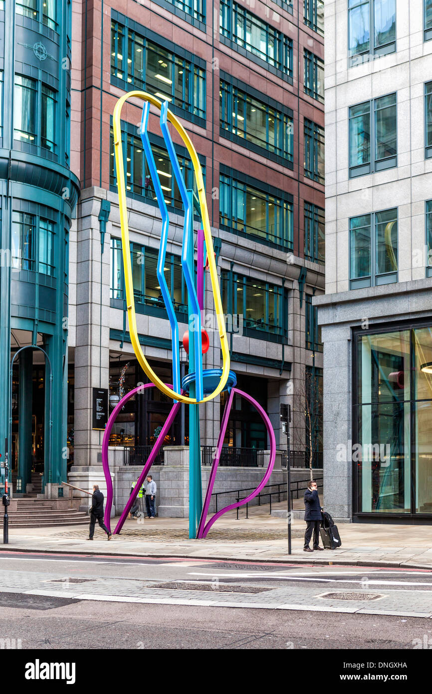 'Eye-1' a Public artwork by Sculptor Bruce McClean next to modern ...