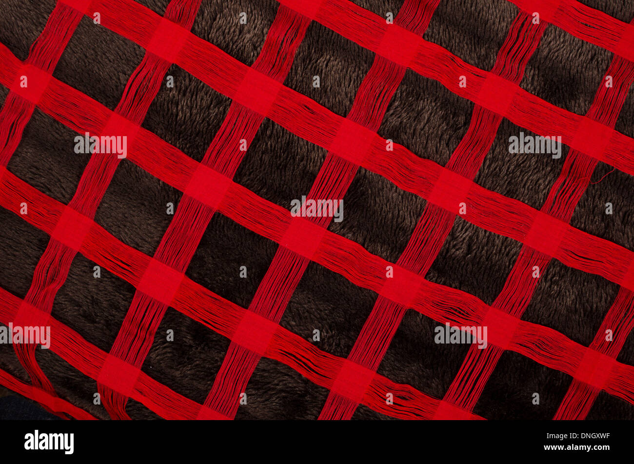 Vibrant traditional Senegalese fabric in the shape of a grid Stock ...