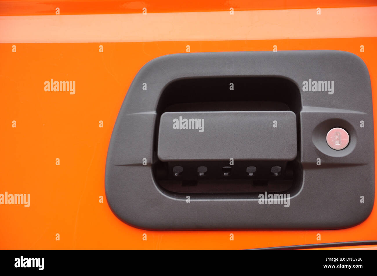 Detail of a truck’s cab handle Stock Photo - Alamy