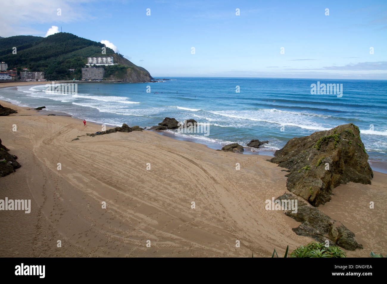 Bakio beach Cantabrian see Basque Country, Spain, Europe Stock Photo ...