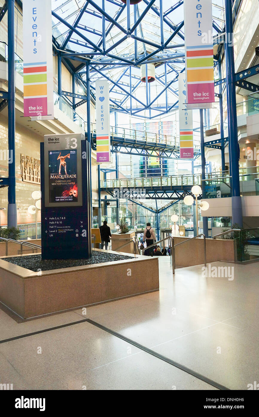 The inside of the ICC / Symphony Hall in Birmingham UK Stock Photo - Alamy