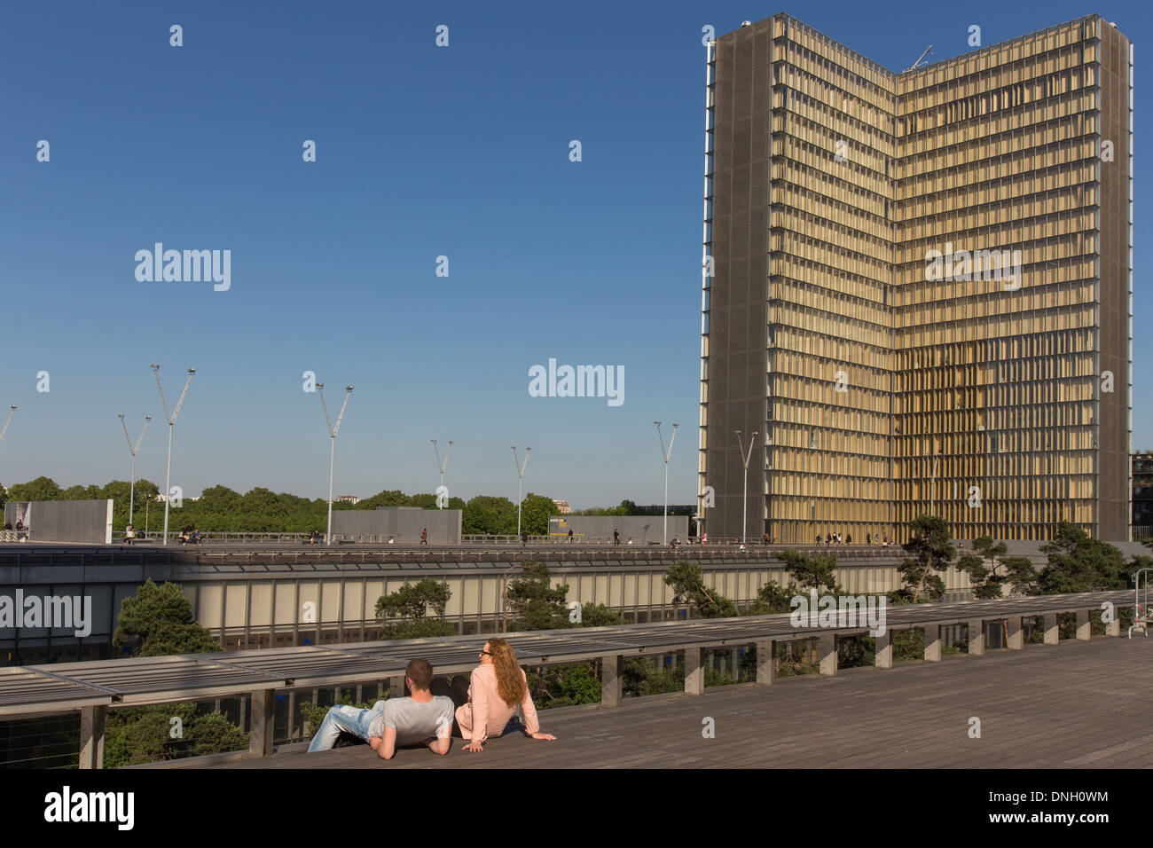 Paris national library interior hi-res stock photography and images - Alamy