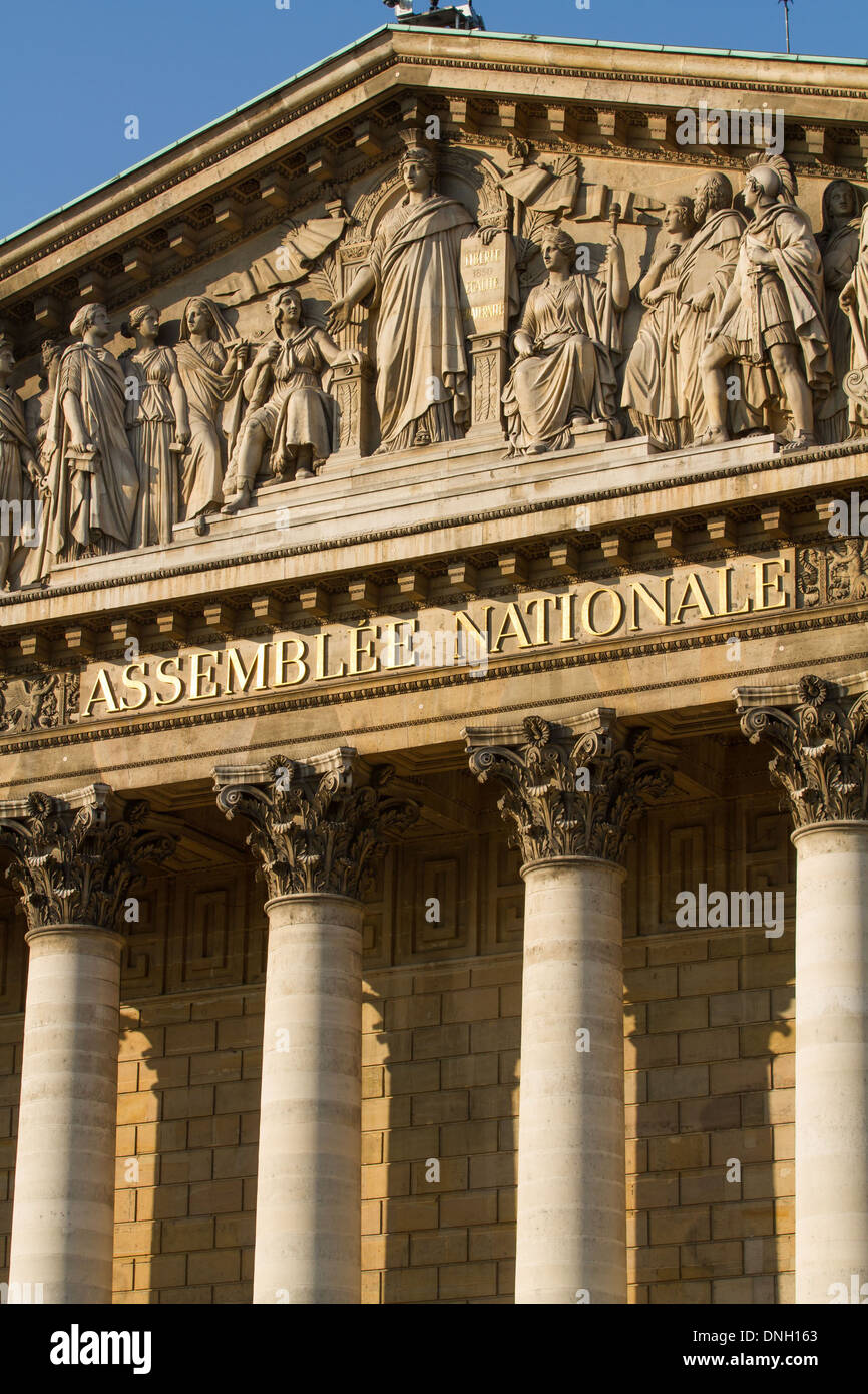 Paris national assembly building detail hi-res stock photography and ...