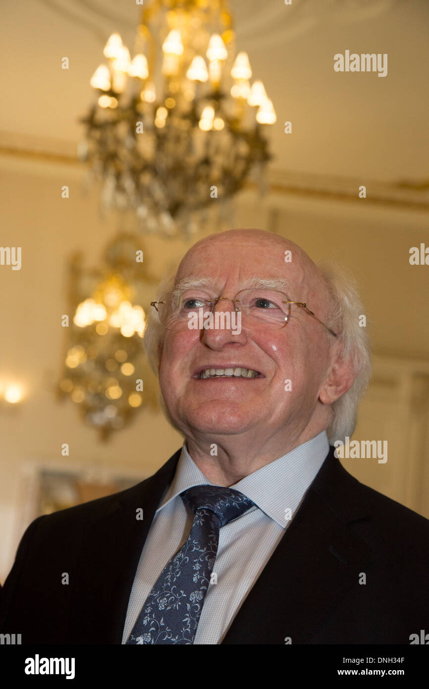 MICHAEL D. HIGGINS, PRESIDENT OF THE REPUBLIC OF IRELAND, ARAS AN ...