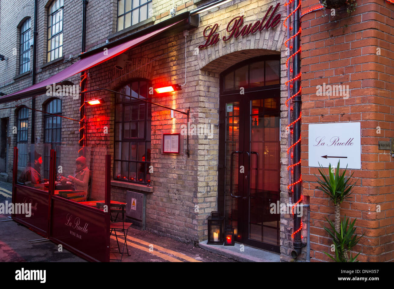 RESTAURANT LA RUELLE, DAWSON STREET, DUBLIN, IRELAND Stock Photo - Alamy