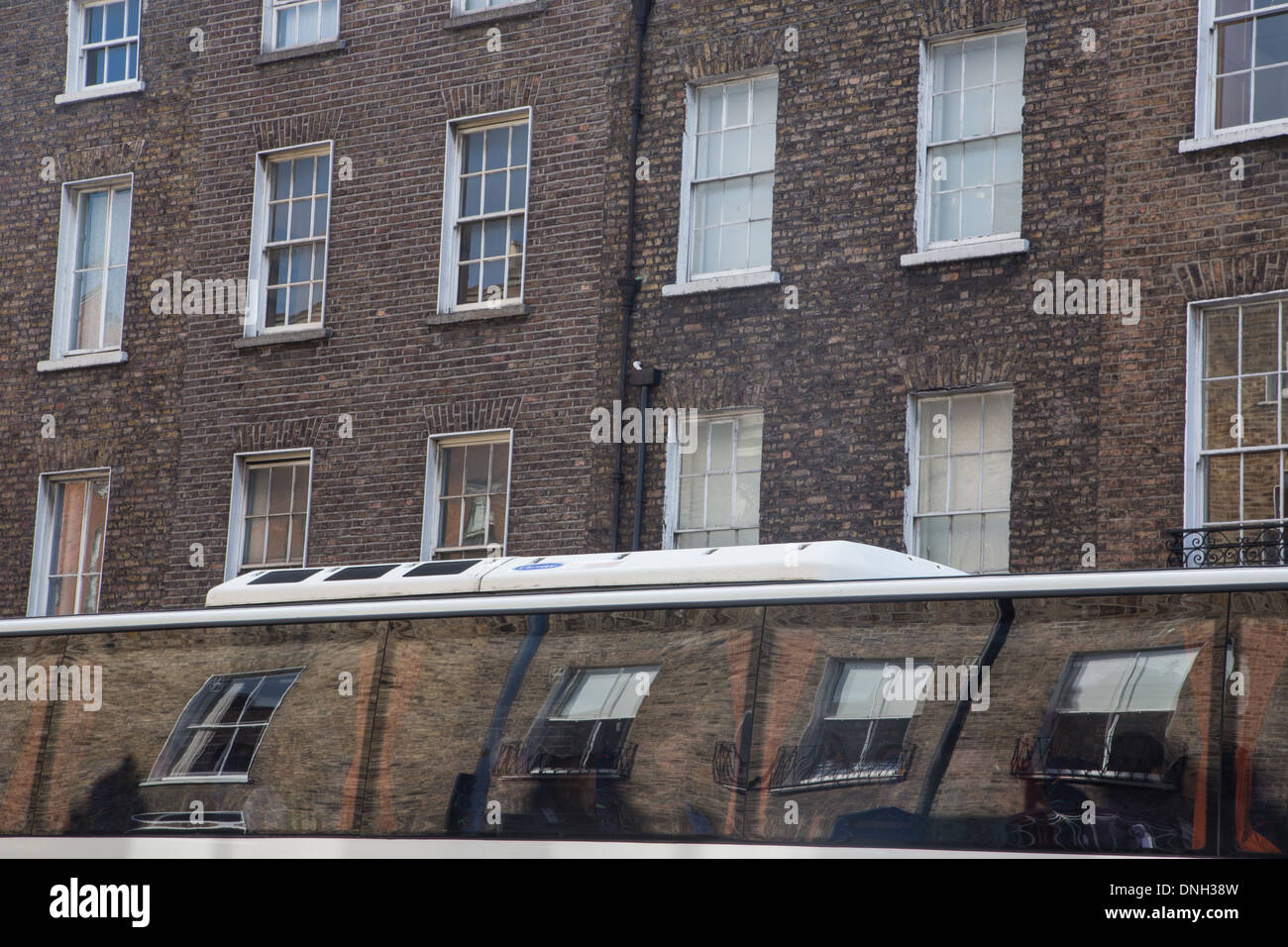TYPICAL FACADE OF THE IRISH BUILDINGS ON LOWER LESSON STREET, DUBLIN ...