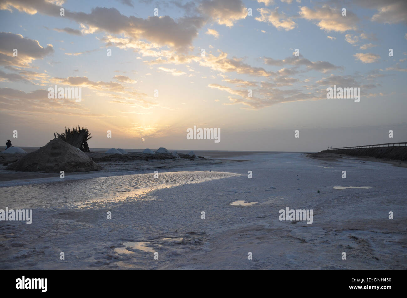 landscape of the Sahara desert at dawn Stock Photo - Alamy