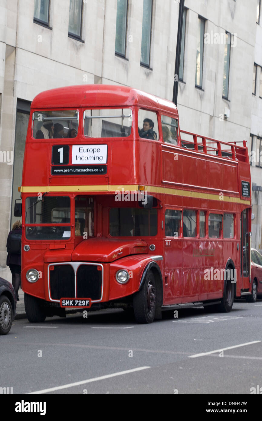 London Double Decker Bus Retro High Resolution Stock Photography and ...