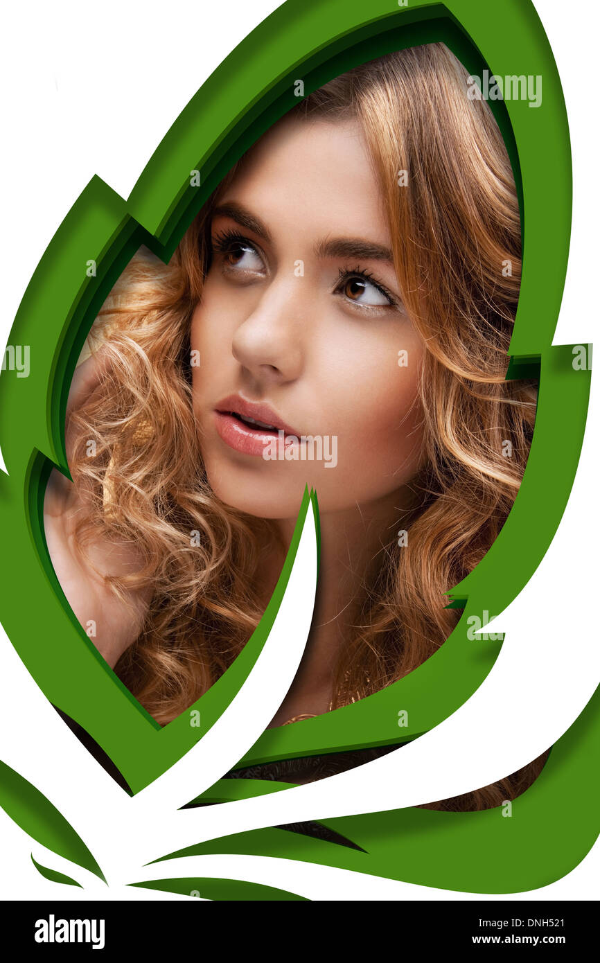 Long leaf shape hi-res stock photography and images - Alamy