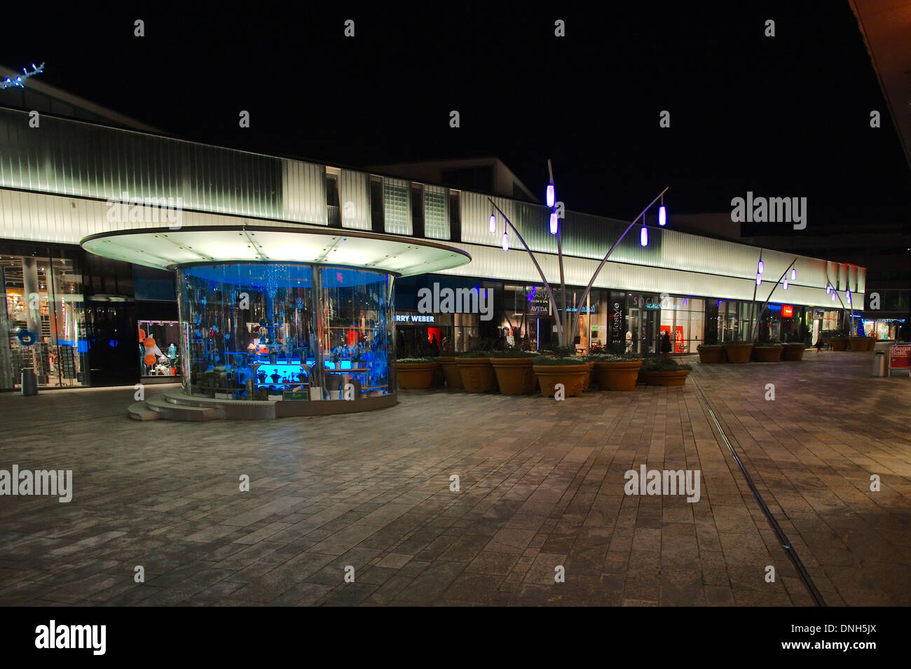 City Mall at night in Almere, Netherlands Stock Photo - Alamy