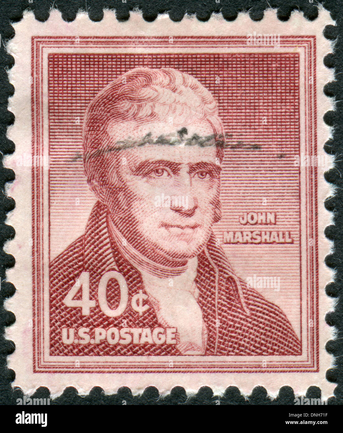 USA - CIRCA 1955: Postage stamps printed in USA, shows the fourth Chief ...