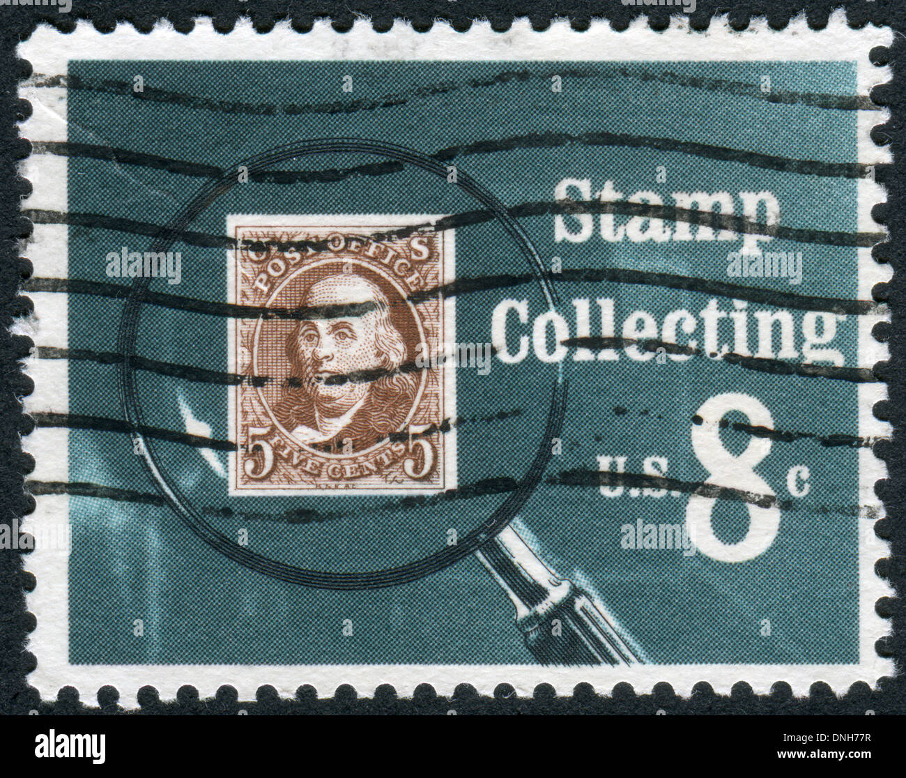 USA - CIRCA 1972: A postage stamp printed in USA, Stamp Collecting ...