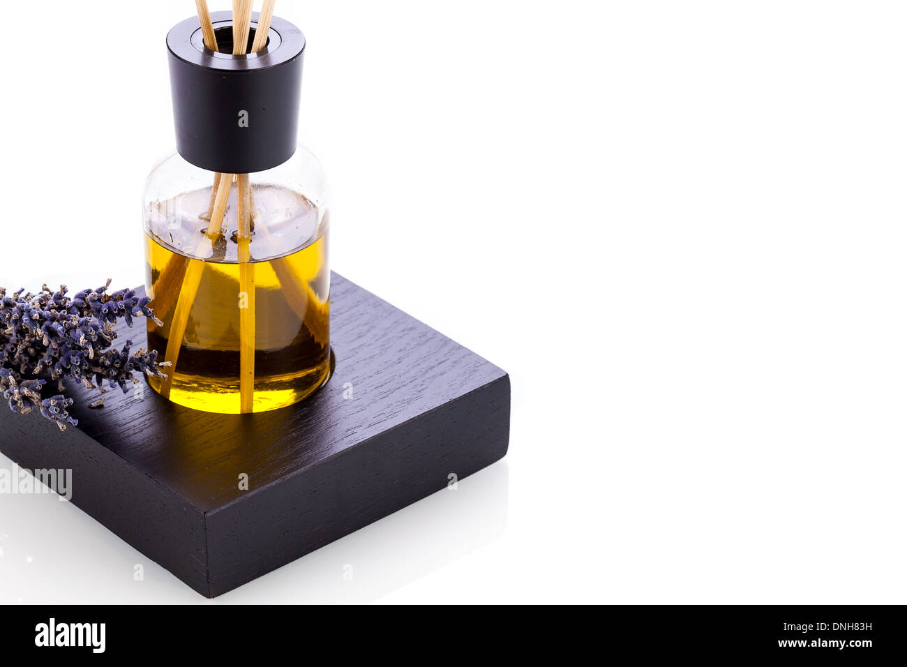 aromatic lavender oil fragrant object isolated on white background ...