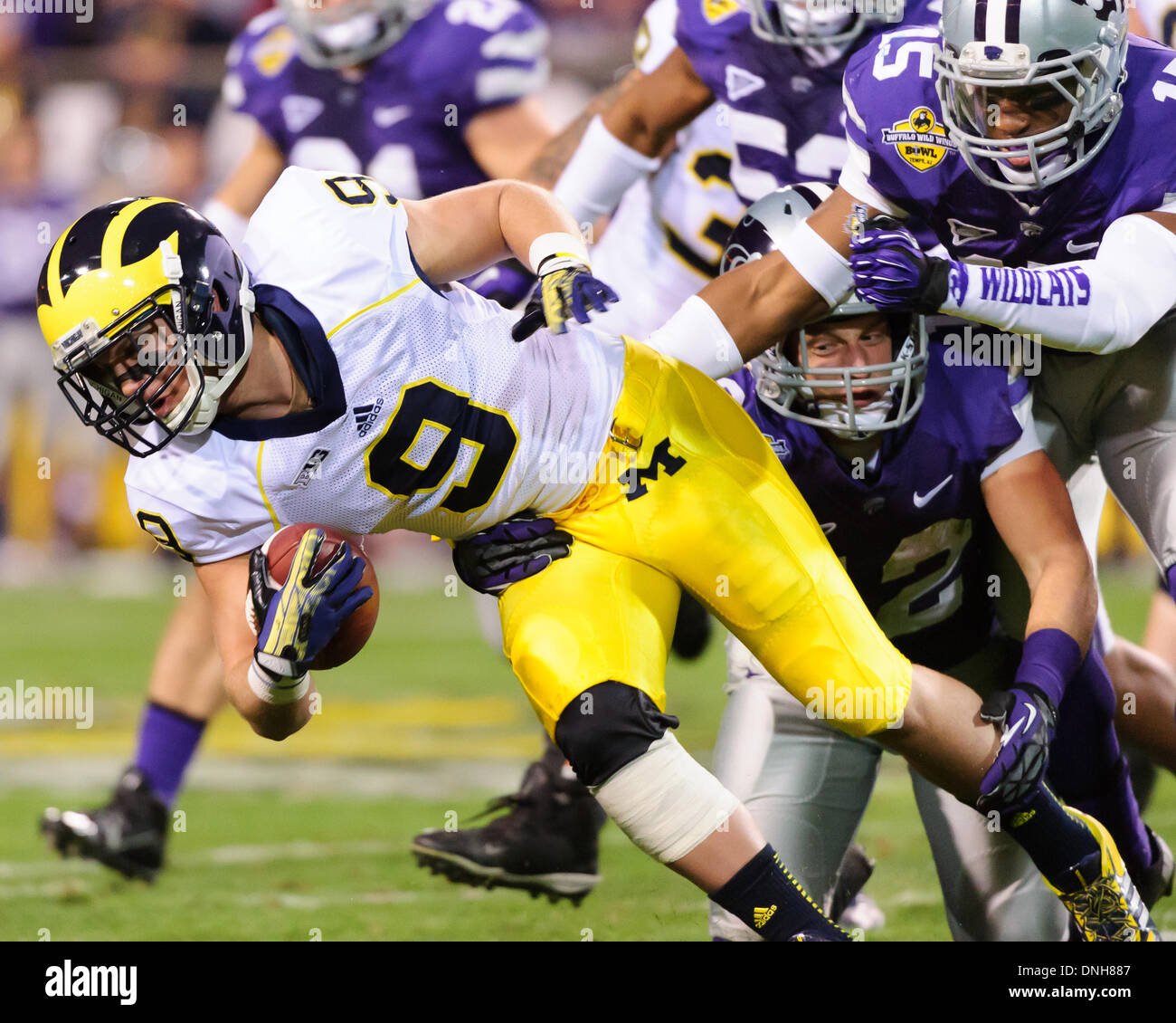 December 28, 2103: Michigan Wolverines wide receiver Drew Dileo (9 ...