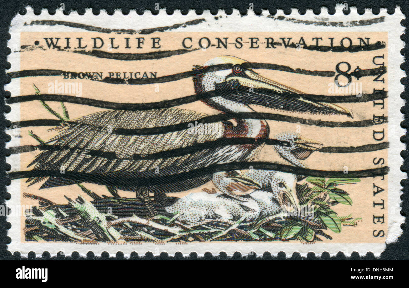 Postage stamp printed in USA, Wildlife Conservation Issue, depicted ...