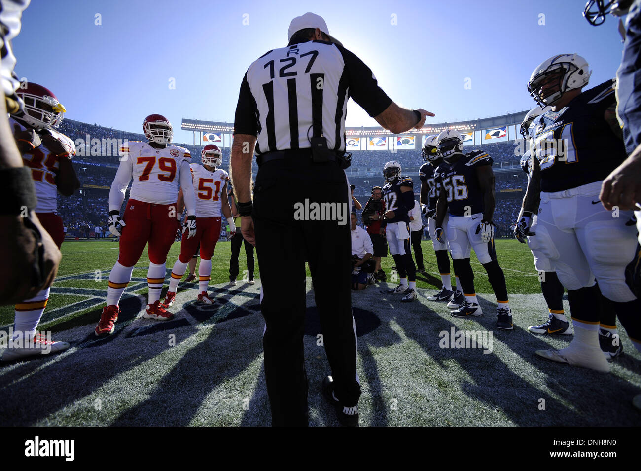 Nfl coin toss 2013 hi-res stock photography and images - Alamy