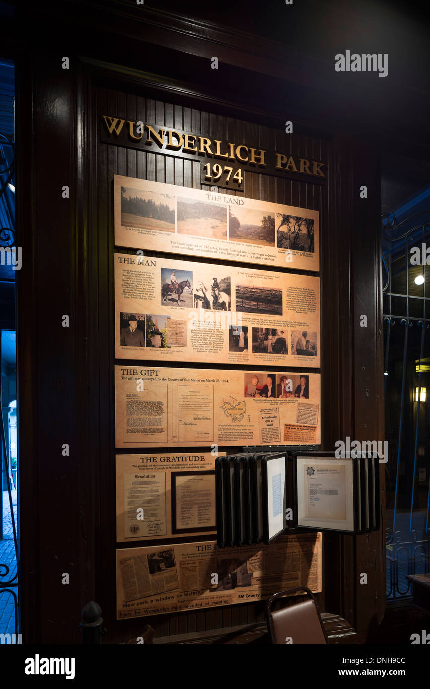 Wunderlich Clounty Park, San Mateo, CA. Historic Folger Stable Stock ...