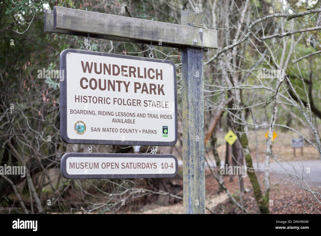 Wunderlich Clounty Park, San Mateo, CA. Historic Folger Stable Stock ...