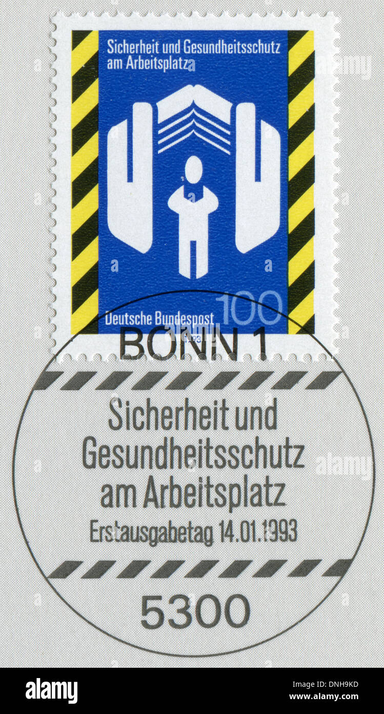 GERMANY - CIRCA 1993: Postage stamps printed in Germany, dedicated to ...