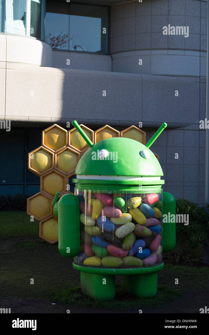 Google campus statues hi-res stock photography and images - Alamy