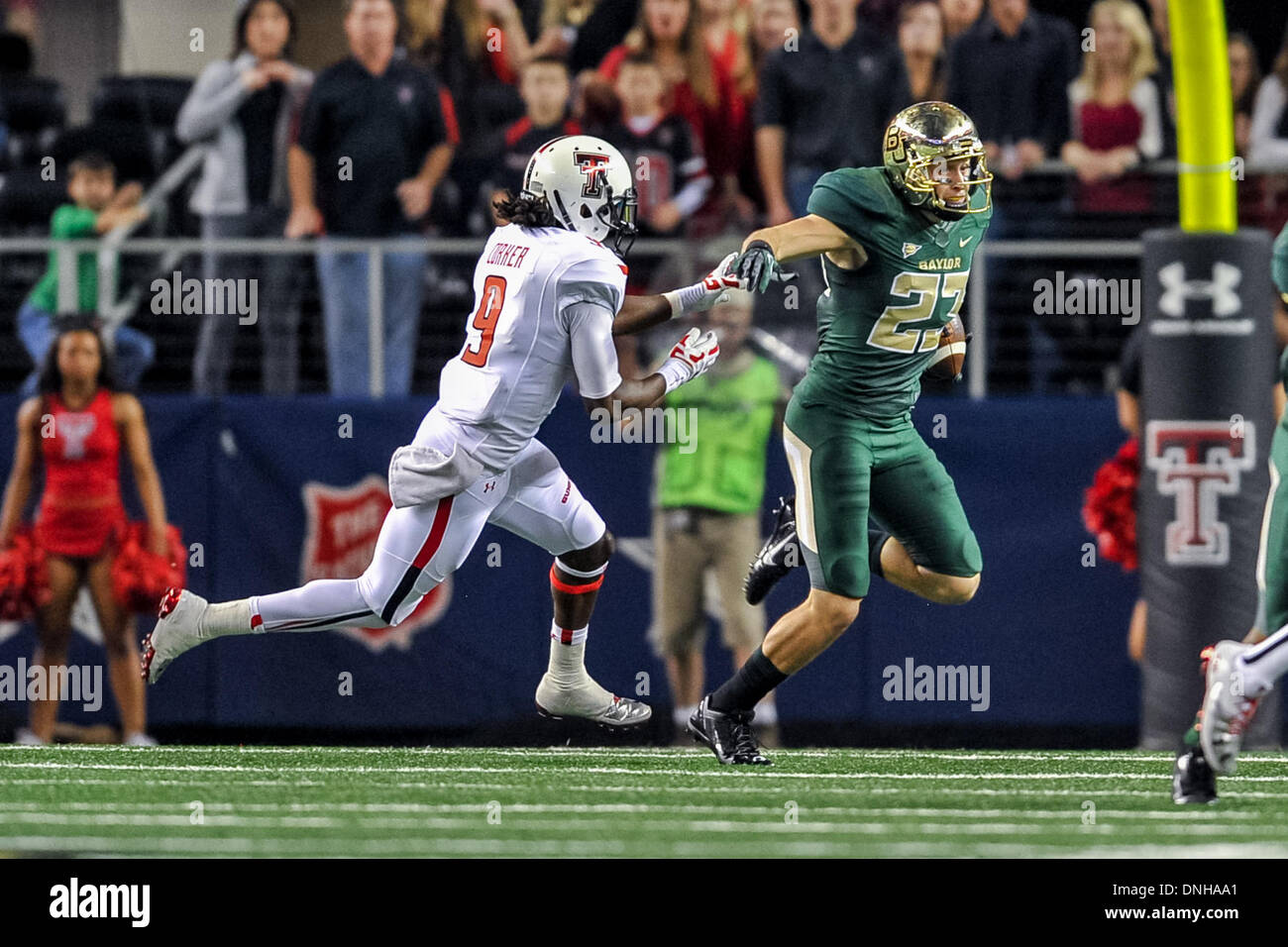 November 16, 2013: .Baylor Bears wide receiver Clay Fuller (23) tries ...