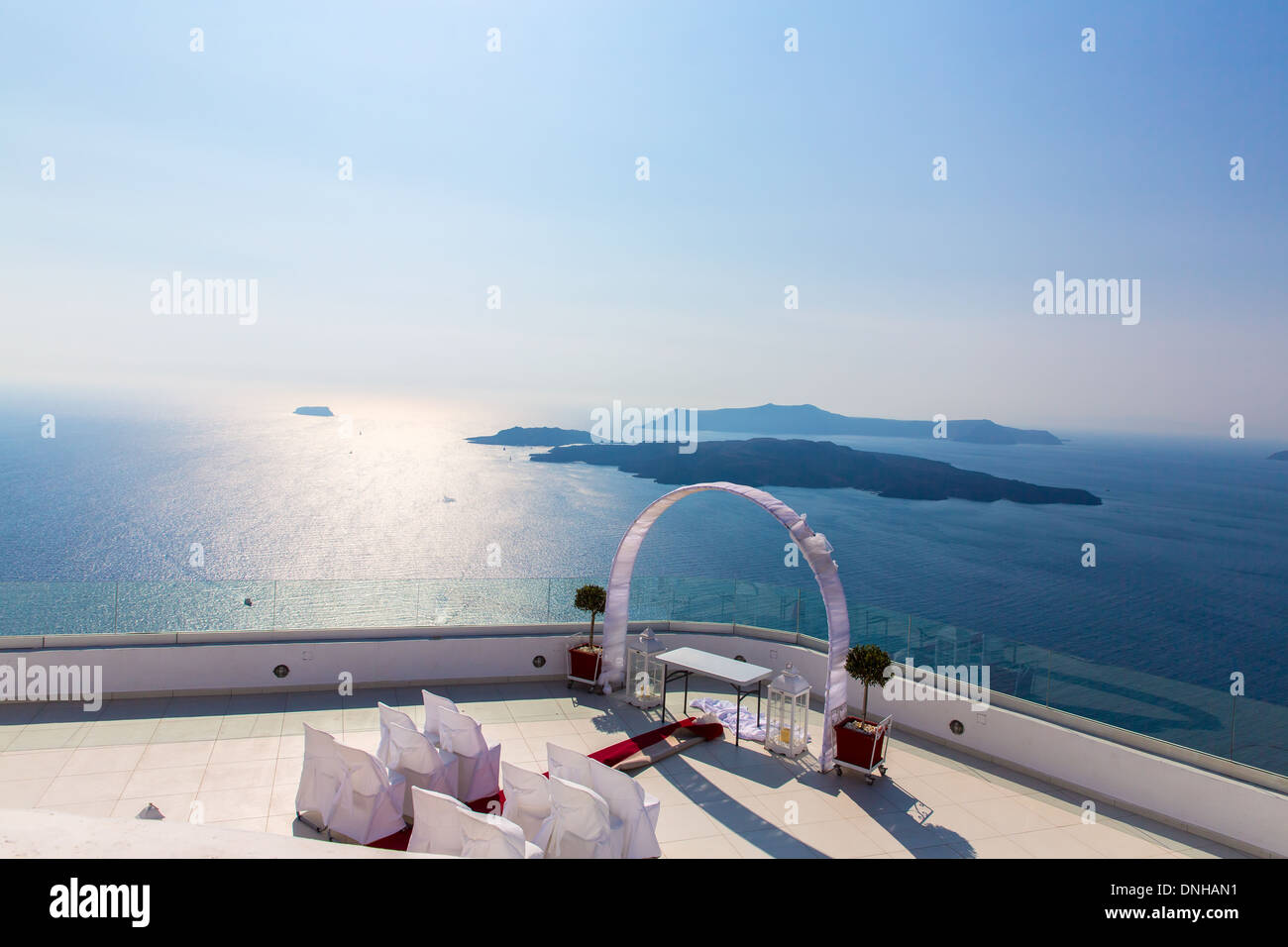 Romantic place for wedding ceremony in Santorini island,Crete,Greece ...