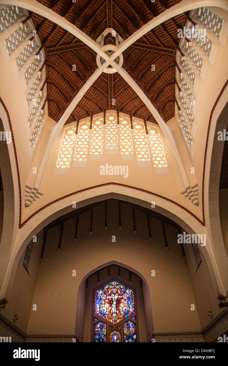 INTERIOR OF THE SAINT PETER'S CATHEDRAL IN RABAT, MOROCCO, AFRICA Stock ...
