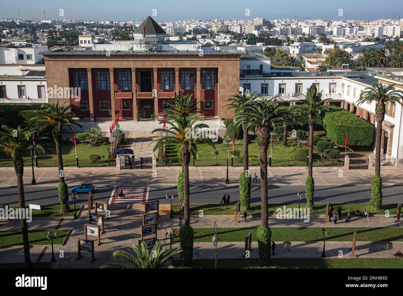 PARLIAMENT, MOHAMMED V BOULEVARD, RABAT, MOROCCO, AFRICA Stock Photo ...