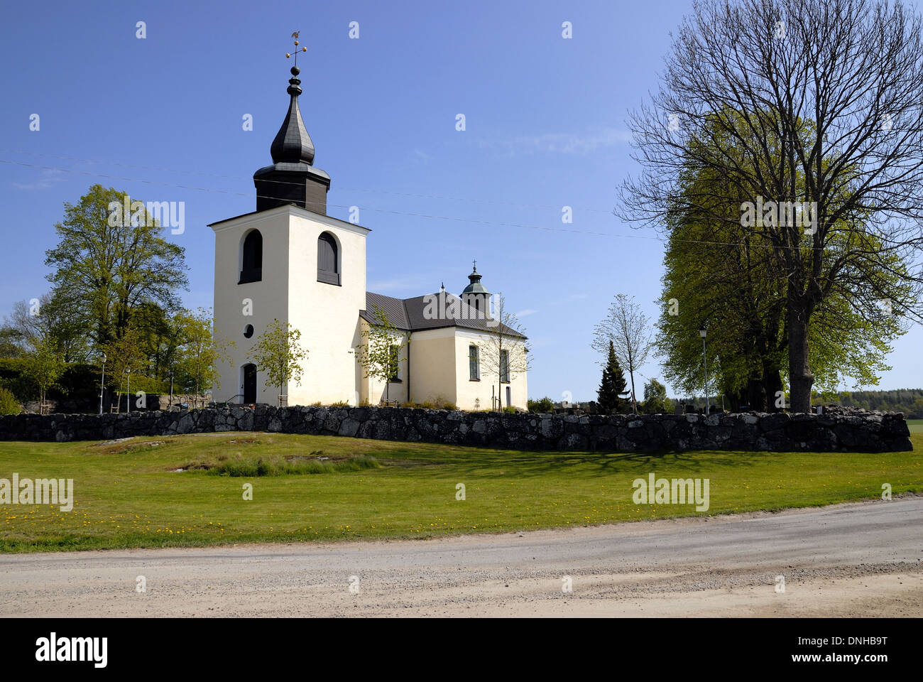 Östra Ryds church Stock Photo - Alamy