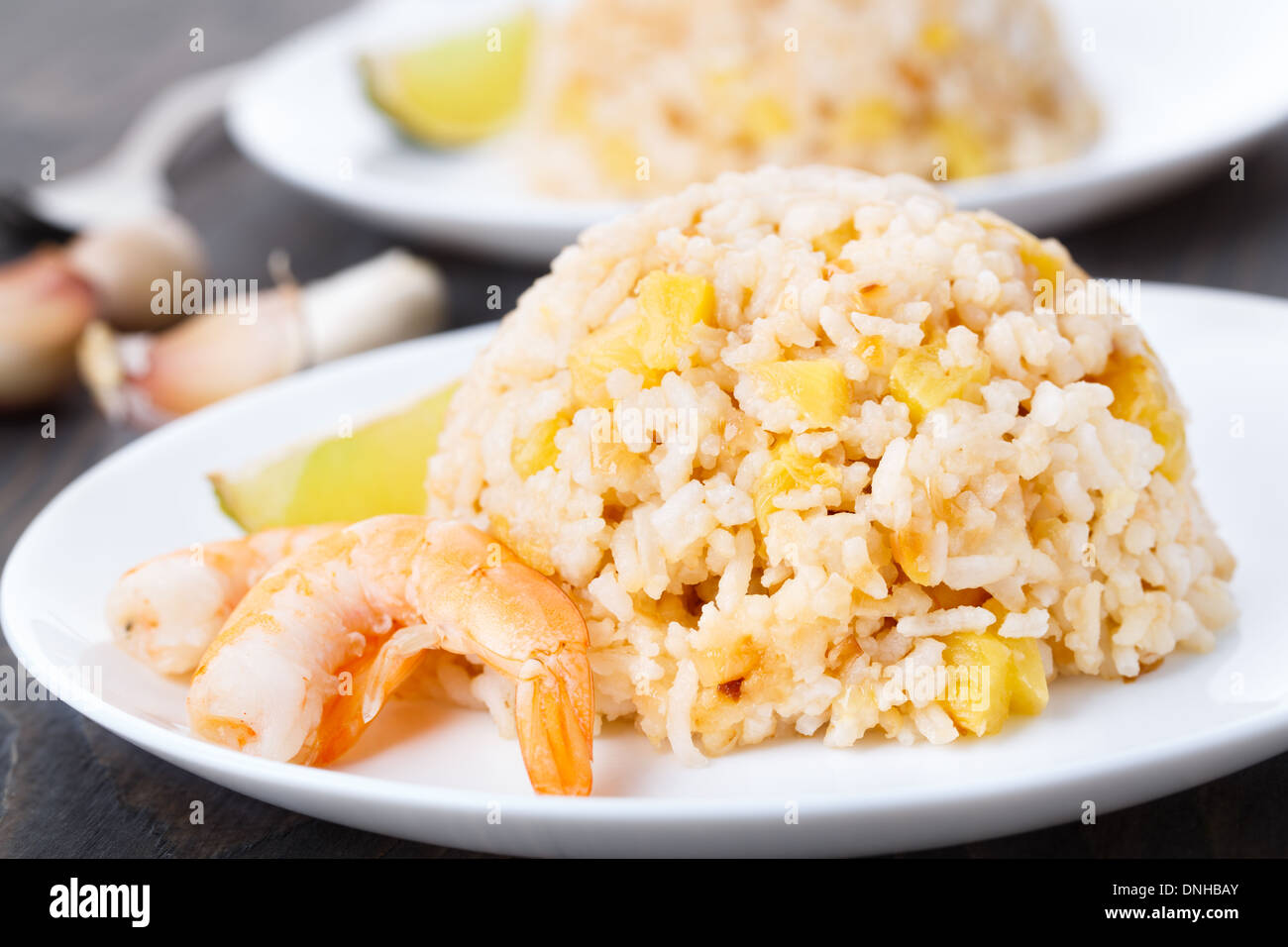 Pineapple fried rice Stock Photo - Alamy