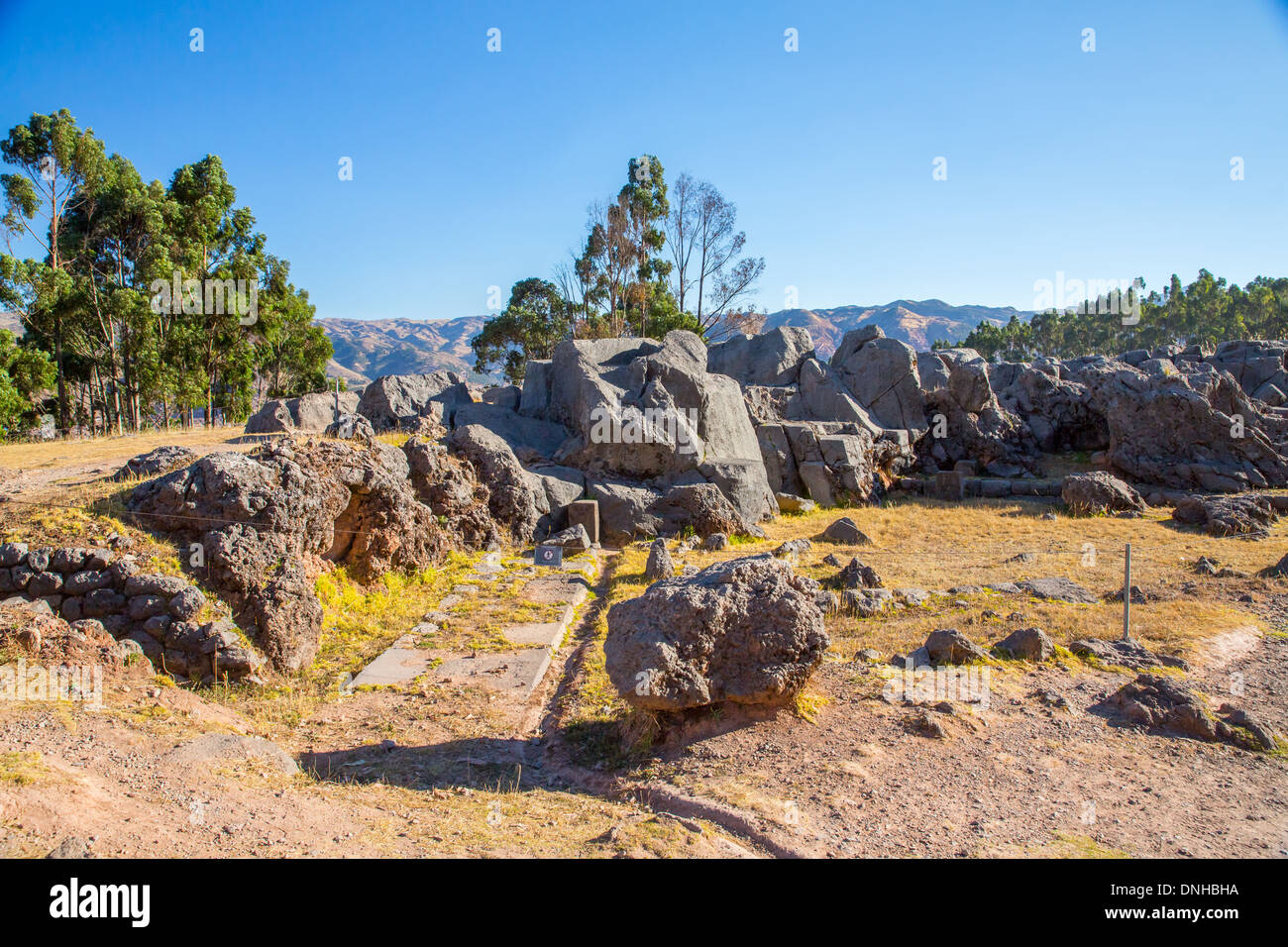 Peru Qenko located at Archaeological Park of Saqsaywaman.South America ...