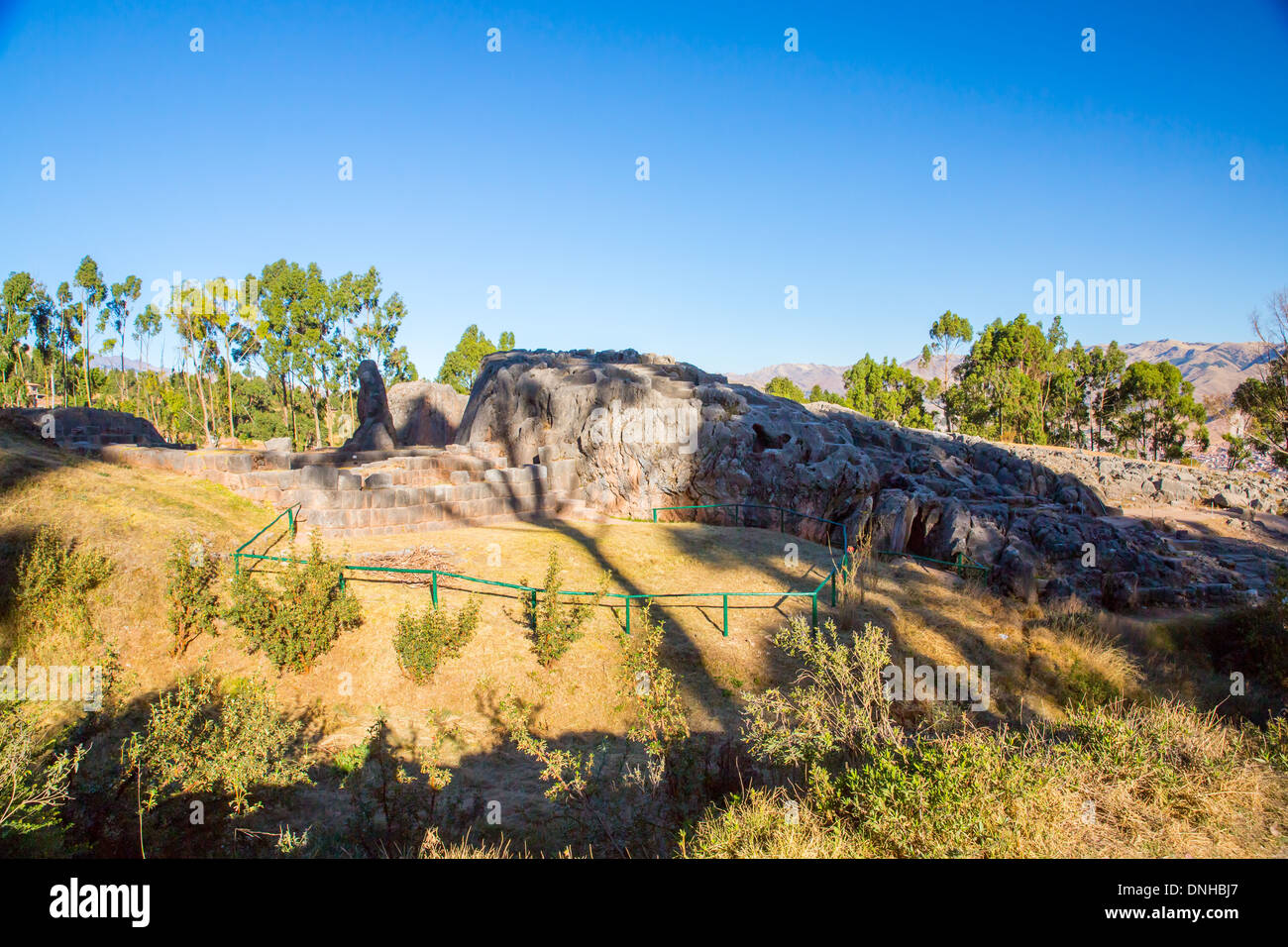 Peru Qenko located at Archaeological Park of Saqsaywaman.South America ...