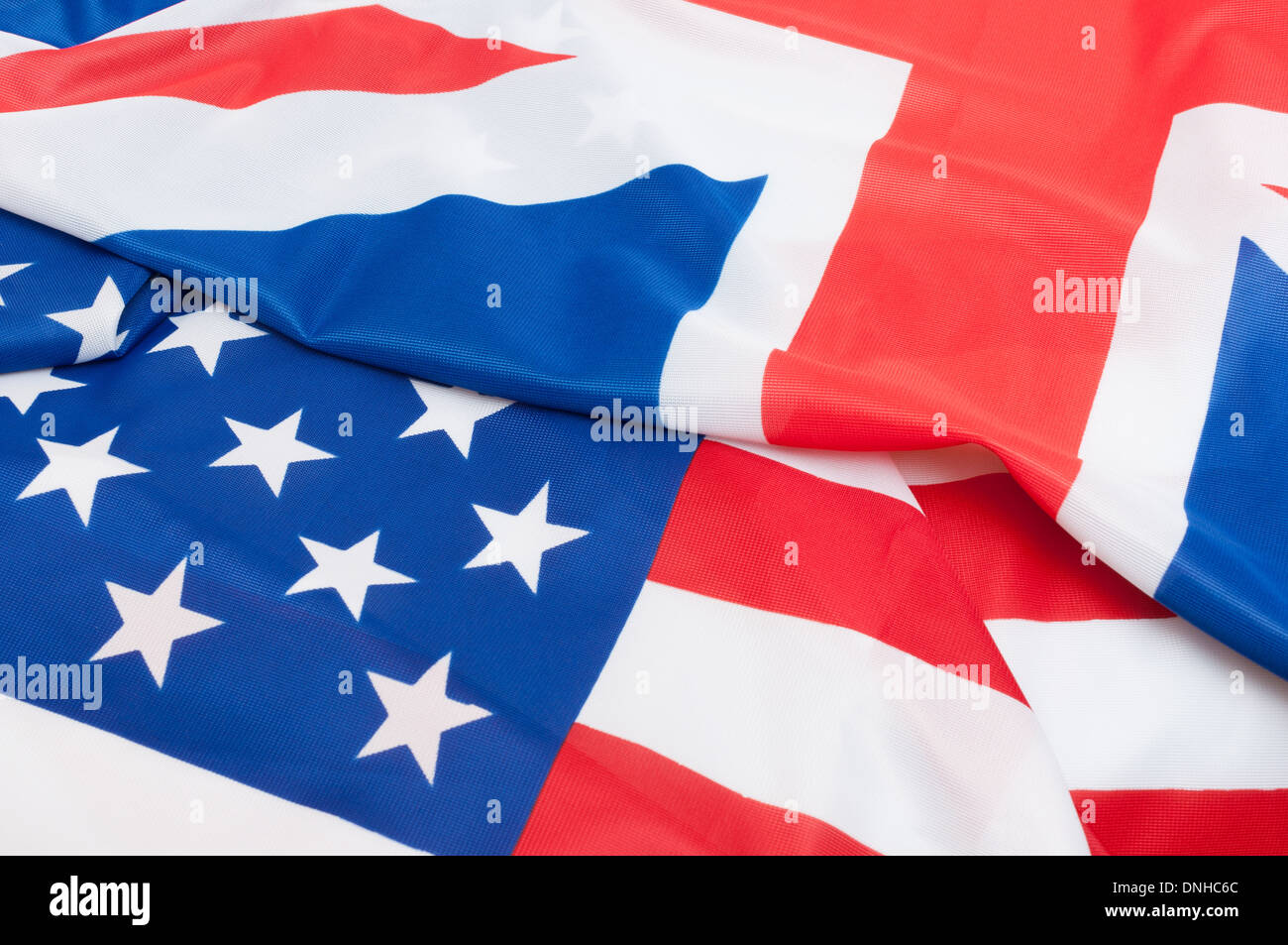 Uk usa flags hi-res stock photography and images - Alamy