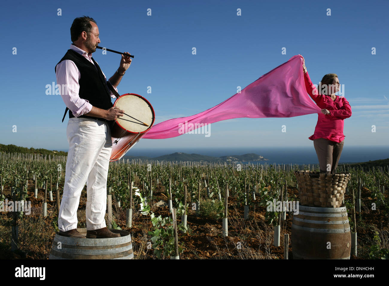 GERARD PERSE, PROPRIETOR OF THE CHATEAU PAVIE, SAINT-EMILION, (33 ...