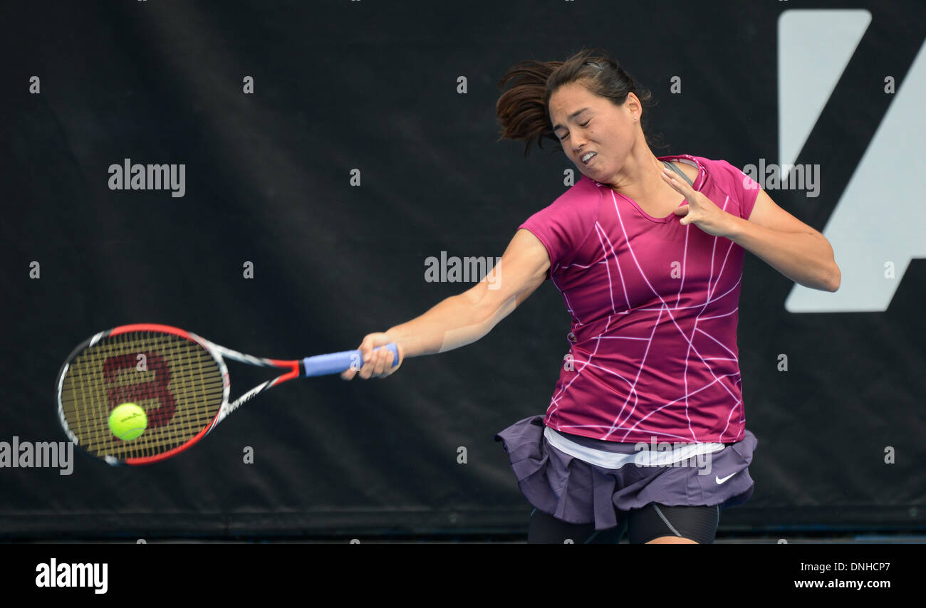 Auckland, New Zealand. 30th Dec, 2013. USA's Jamie Hampton during her ...