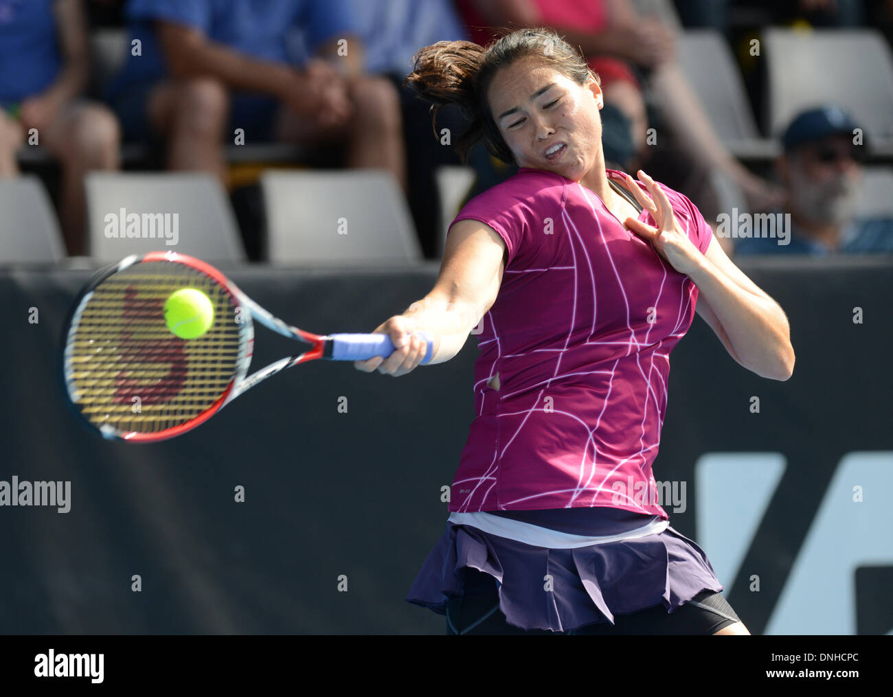 Auckland, New Zealand. 30th Dec, 2013. USA's Jamie Hampton during her ...