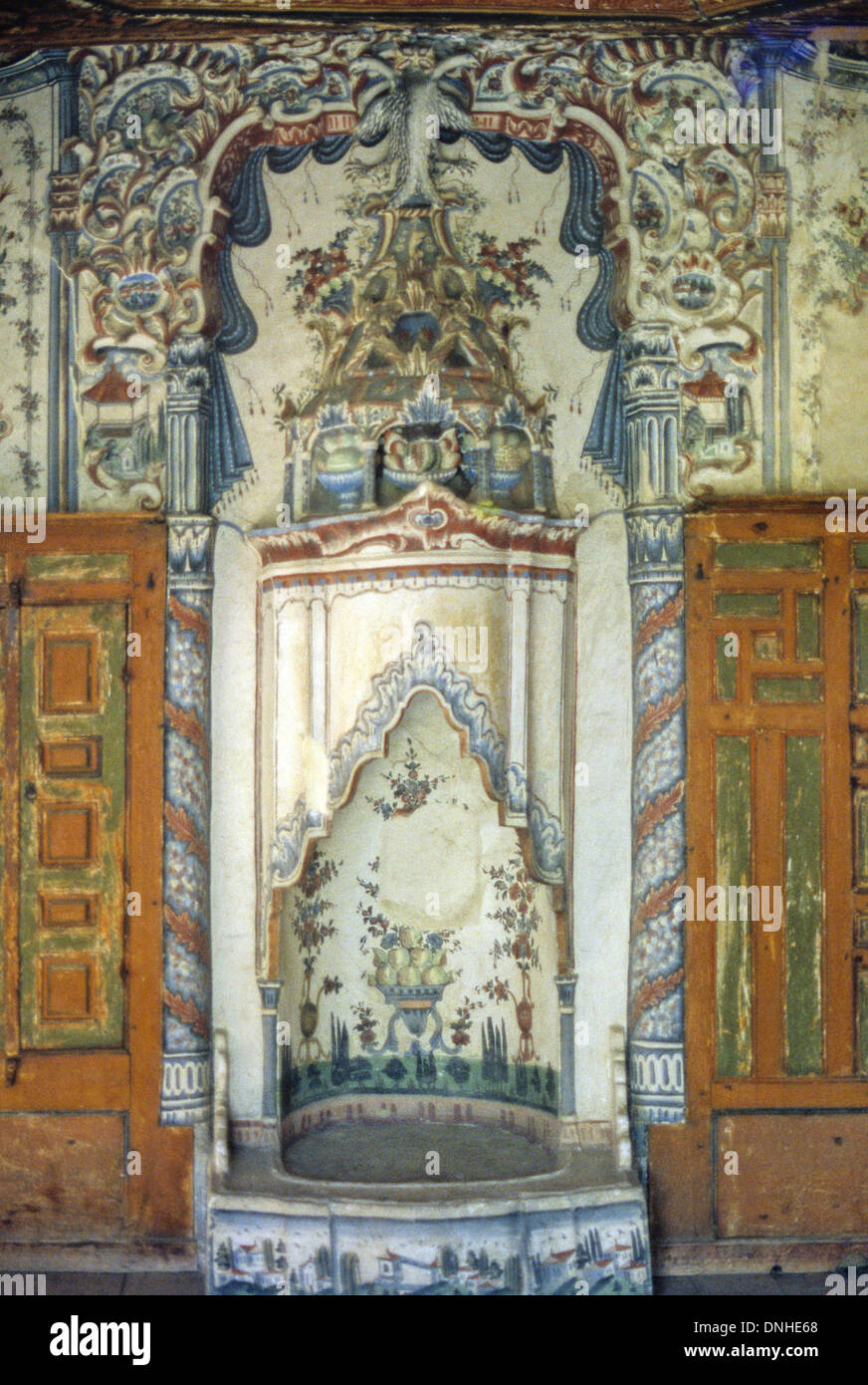 Interior of Greek Village Family House or Mansion of George Mavros or ...