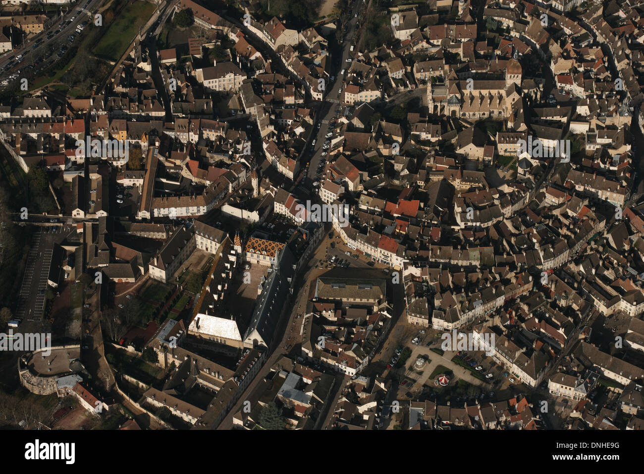 AERIAL VIEW OF BEAUNE, (21) COTE-D'OR, BURGUNDY, FRANCE Stock Photo - Alamy