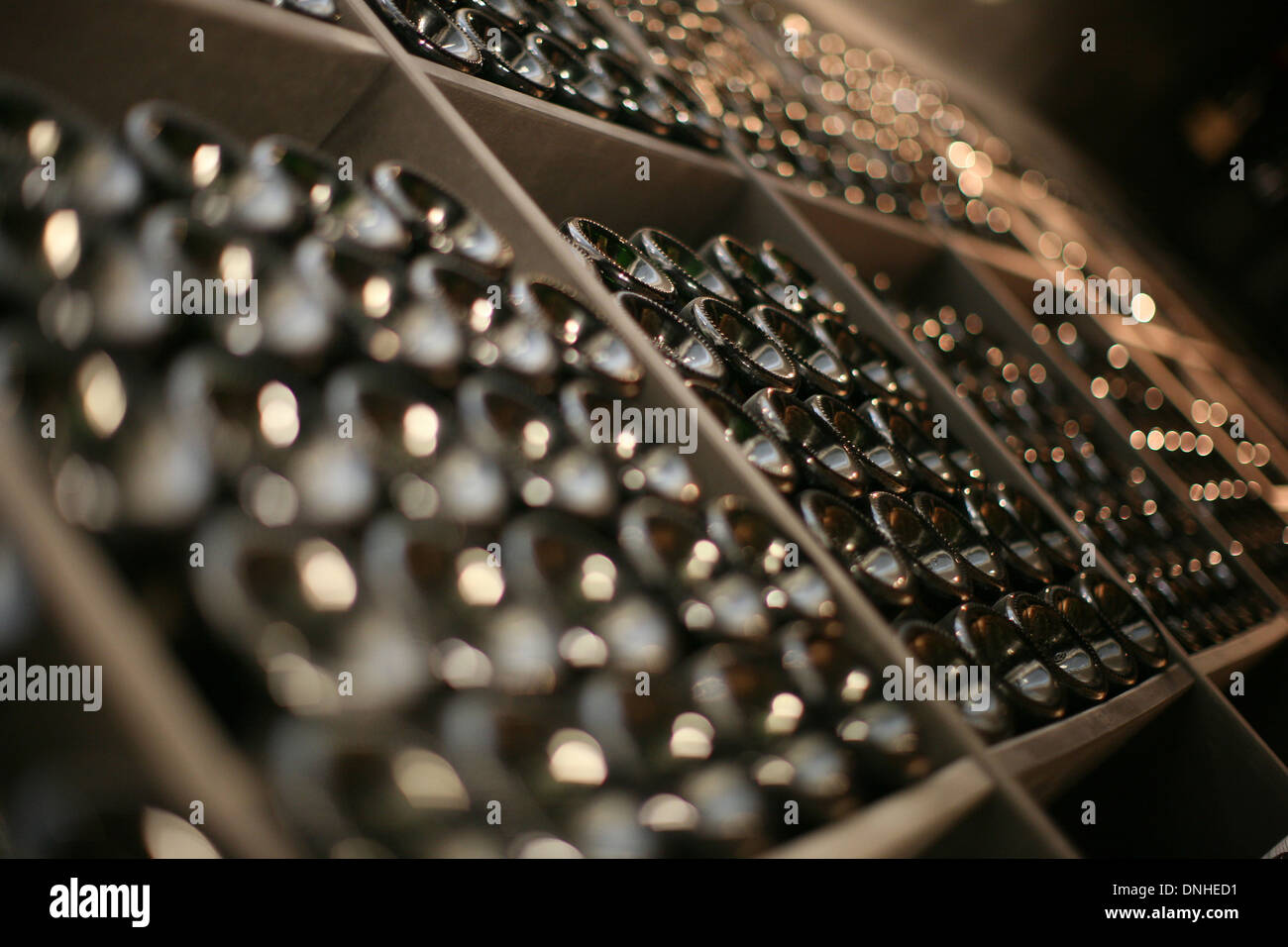 STORING THE WINES IN THE WINE CELLAR Stock Photo - Alamy