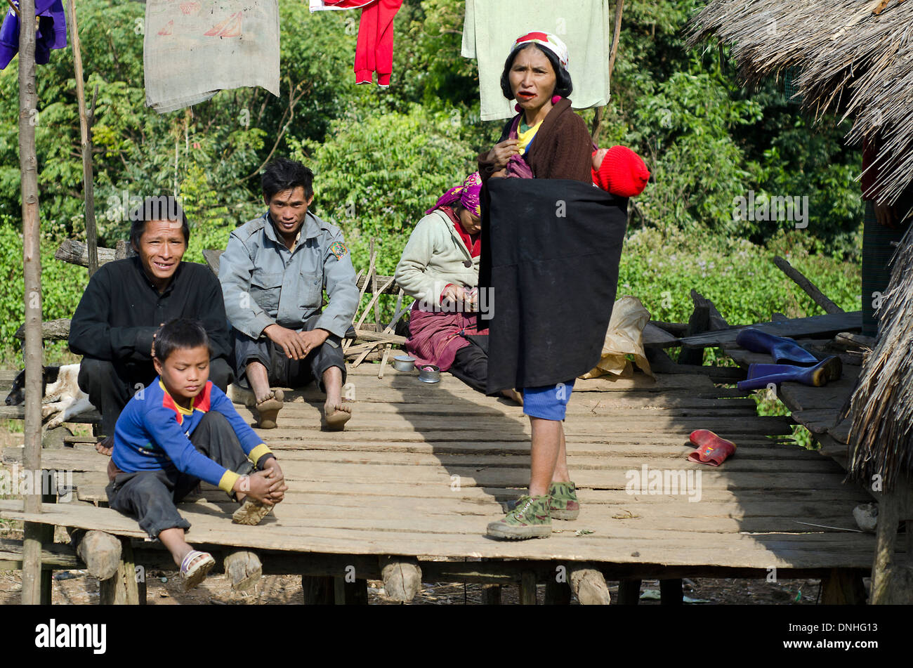 People of northern laos hi-res stock photography and images - Alamy