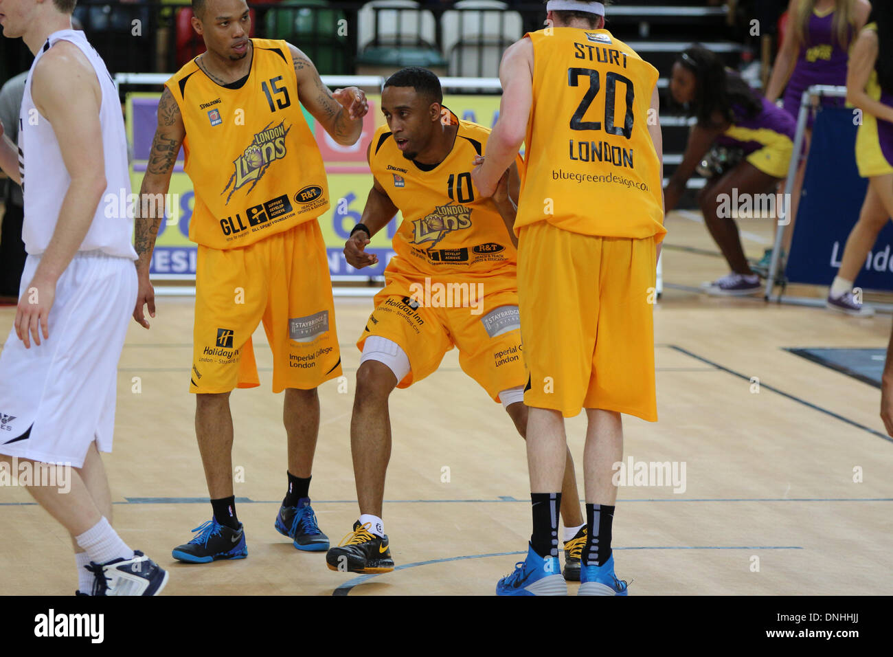 London, UK. 29th December 2013. British Basketball League, The London ...